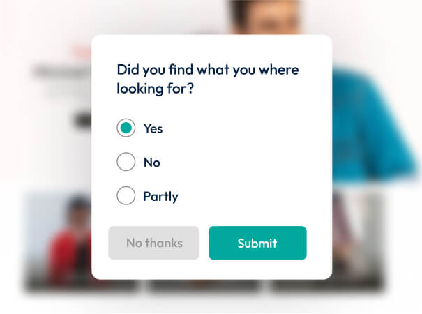 Popup Surveys - SmartSurvey